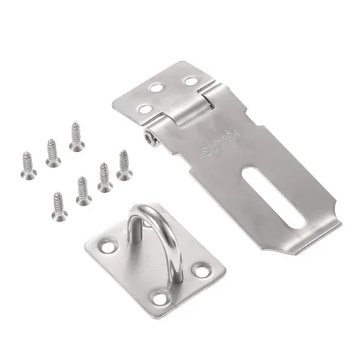 3 4 5 Inch Stainless Steel Lock Hasps Door Hinges Anti theft Padlock 3 4 5 Inch Stainless Steel Lock Hasps Door Hinges Anti theft Padlock