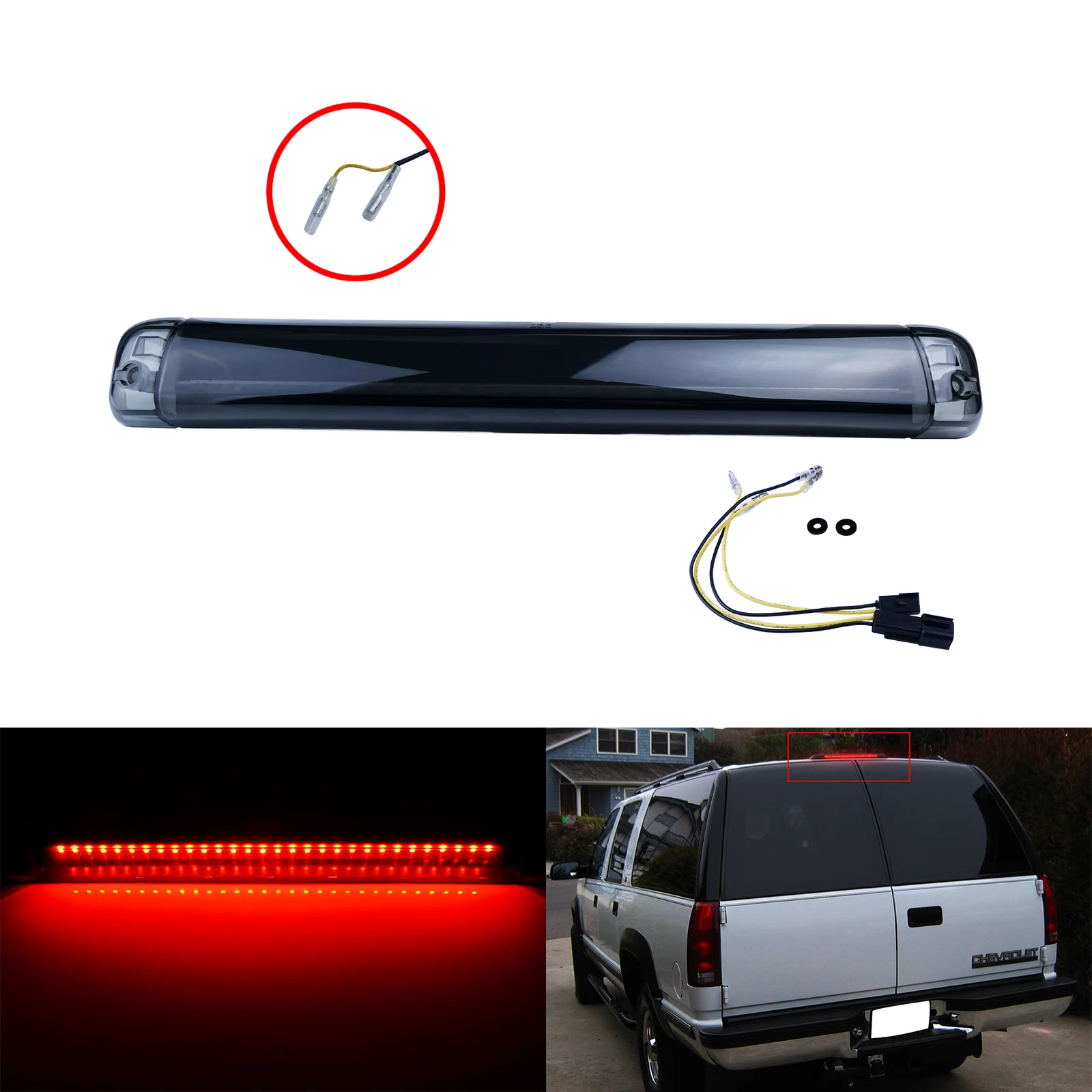 Luz-de-freno-trasera-de-montaje-alto-para-Chevy-l-mpara-LED-roja-para ...