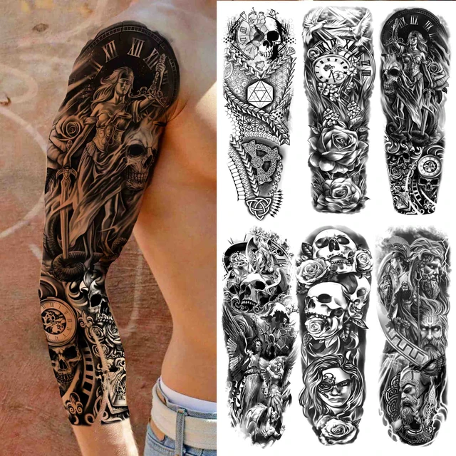 Death Tattoo Designs For Men
