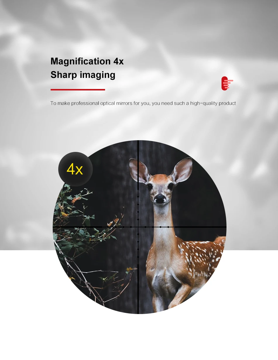 VOMZ 4x32 Scope Five Lines Centerline Hunting Optical Hare Short Air ...