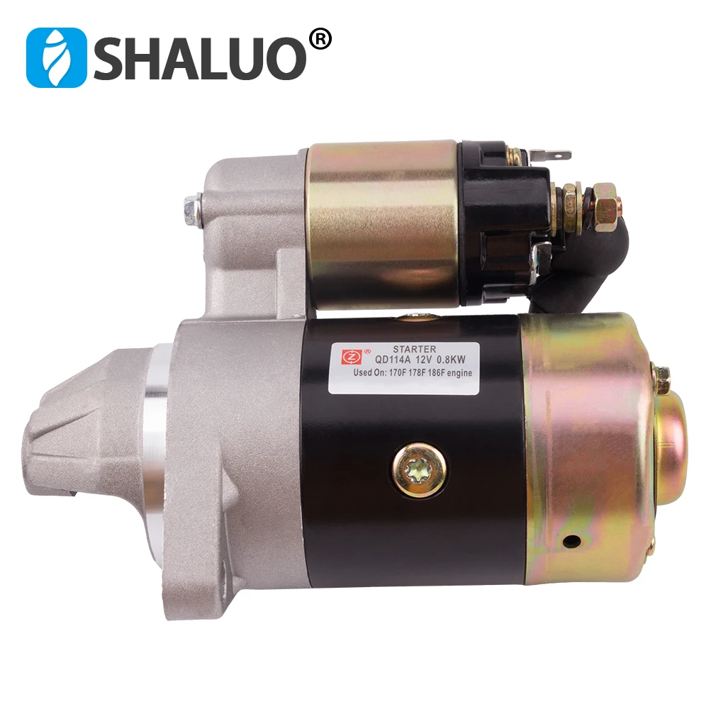 QD114A 12V 0.8KW Diesel Generator Engine Starter Motor Copper Made ...