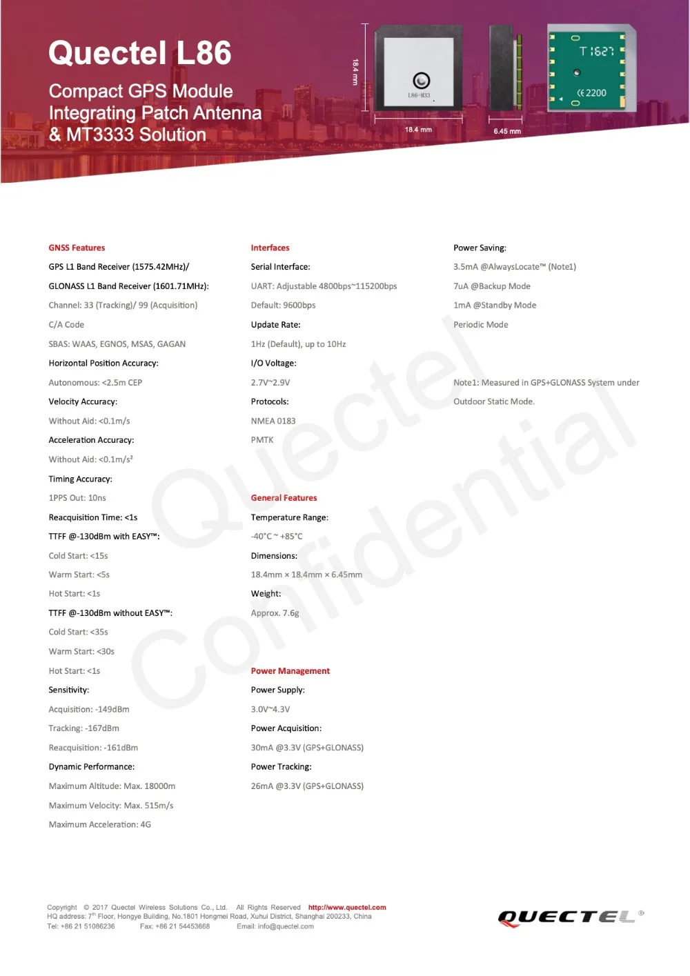 China Low Price Quectel L86 L86-M33 100% New&Original No Fake GPS Ultra ...