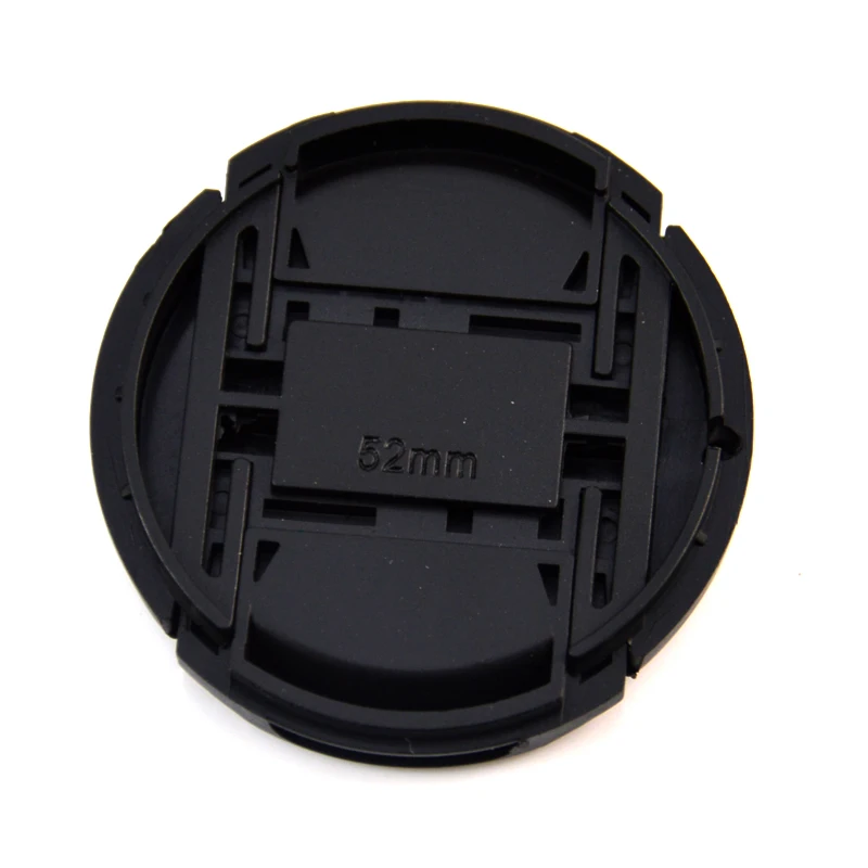 52mm Center Pinch Front Lens Cap Cover Waterproof Fallproof Dustproof ...