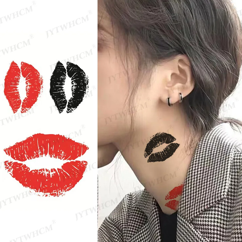 Lipstick Print Tattoos