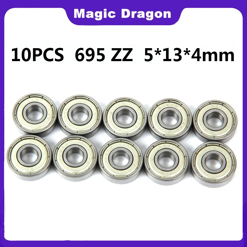 Free-Shipping-10PCS-ABEC-5-695ZZ-695-zz-5x13x4mm-High-quality-695Z-Ball ...