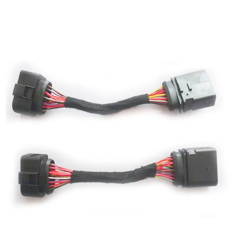 1set or 2set 14 Pin To 14 Pin Xenon Headlight Lamp Extension Wire Cable ...