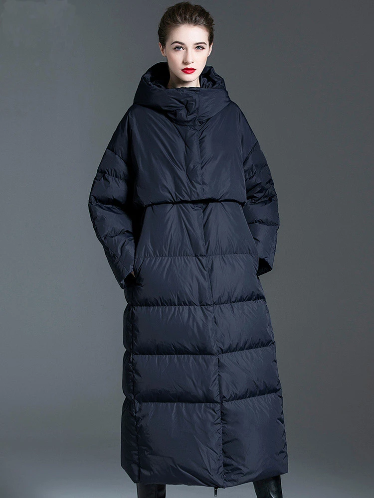 Winter women's high quality down jacket loose casual puffer plus size 10XL warm and fashionable ...