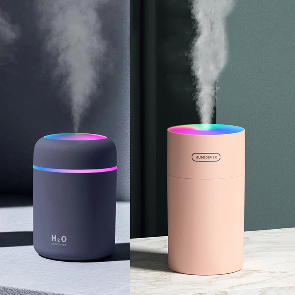300ml-Mini-Air-Humidifier-Ultrasonic-Aroma-Essential-Oil-Diffuser-Auto ...