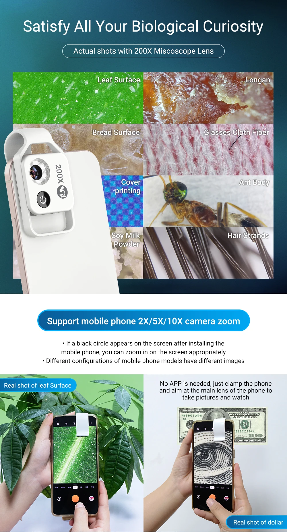 Microscopio Digital HD 200x – LydaMarket