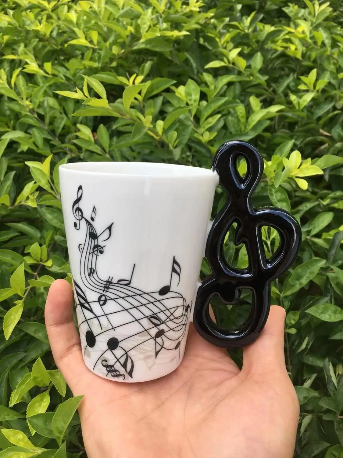 Dropshipping High Quality Ceramic Musical Instrument Handle Mug Coffee ...