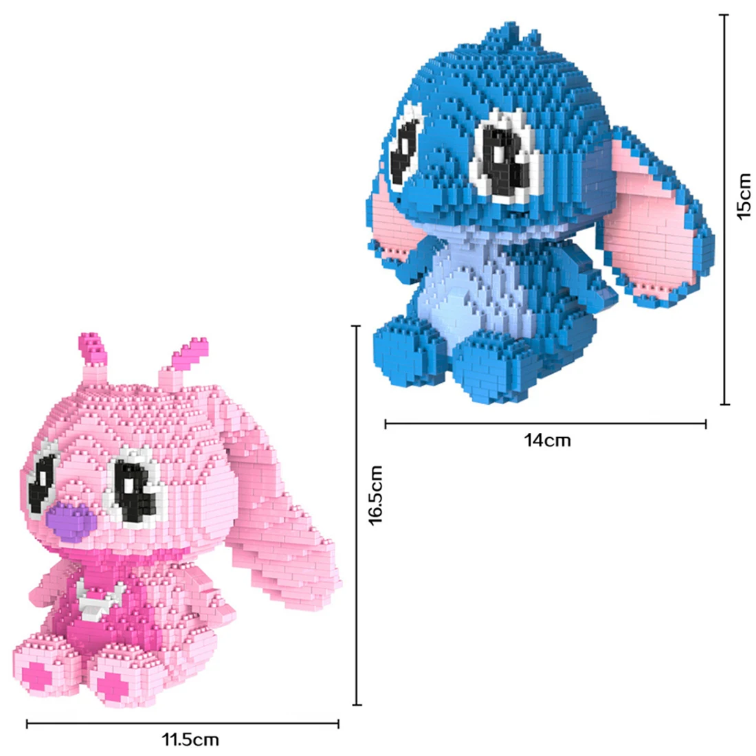 Hot Classic Cartoon Disneyland Figures Lilo & Stitch Angel Alien ...