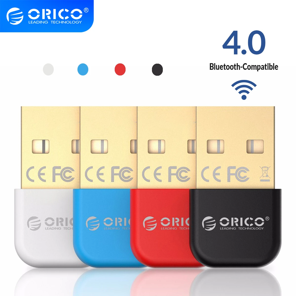 Orico Wireless Usb Bluetooth-compatible Adapter 4.0 Dongle Music Sound ...