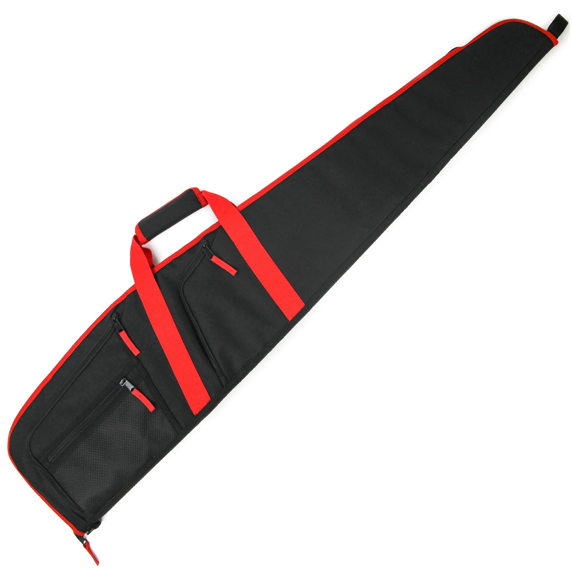 Black-Red120cm-Hunting-Rifle-Case-Bag-Carring-Bag-w-Shoulder-Strap ...