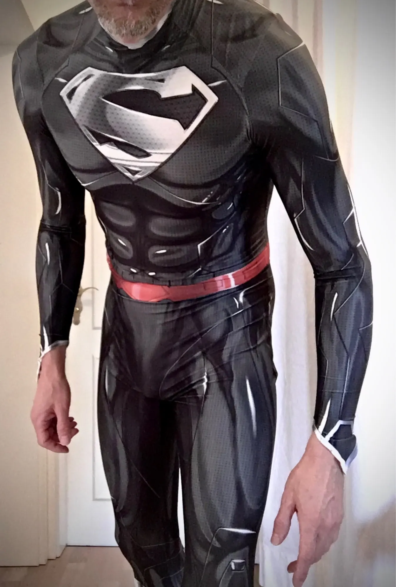 Black Superhero Cosplay Costume For Men - AllCosplay.com