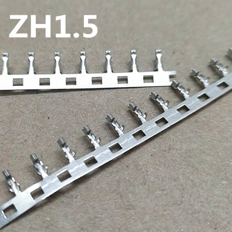 100pcs ZH 1.5mm Female Crimp Reed Pin Connector Terminal 1.5 Pitch ZH1.5