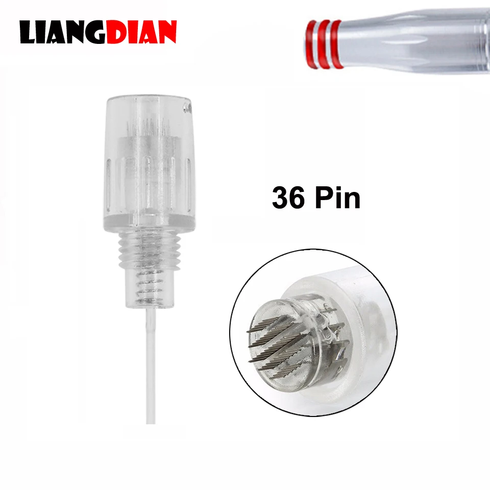 100pcs/lot 8mm Screw Silicone Nano Micro 36 Pin Needles Cartridges For ...