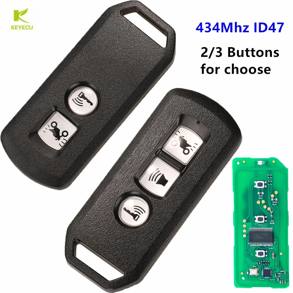 KEYECU-Motorcycle-Scooter-Smart-Keyless-434Mhz-ID47-Key-Remote-For ...