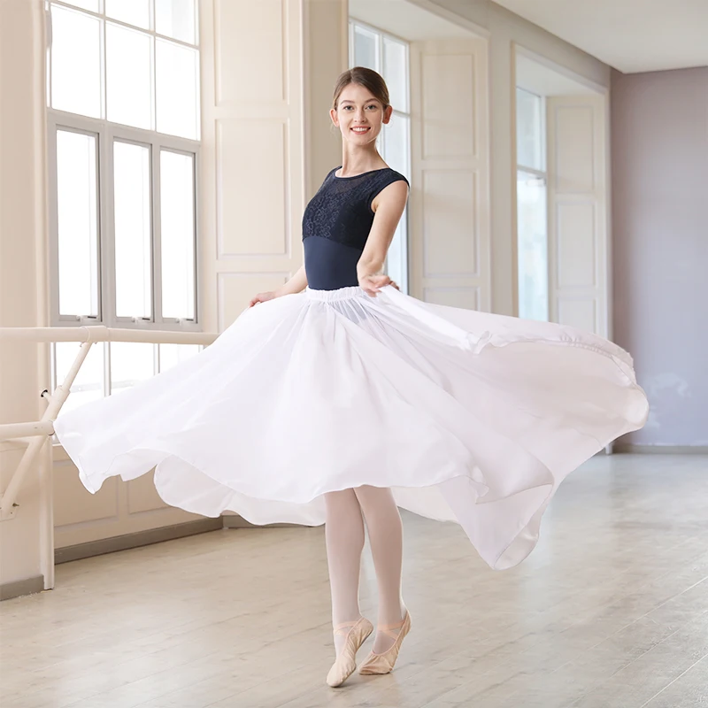 Women-Ballerina-Ballet-Dance-Skirts-Chiffon-Skirts-Adults-Dance ...