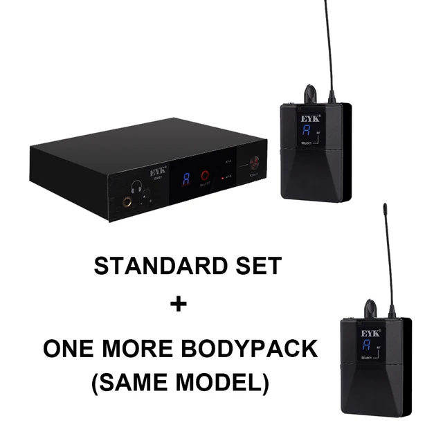 EYK IEM81 UHF single-channel wireless monitoring system 16 Frequencies ...