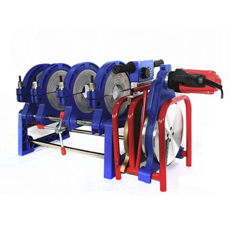 Máquina de soldadura a tope de empuje manual de cuatro anillos, 90 250, máquina de soldadura de ...