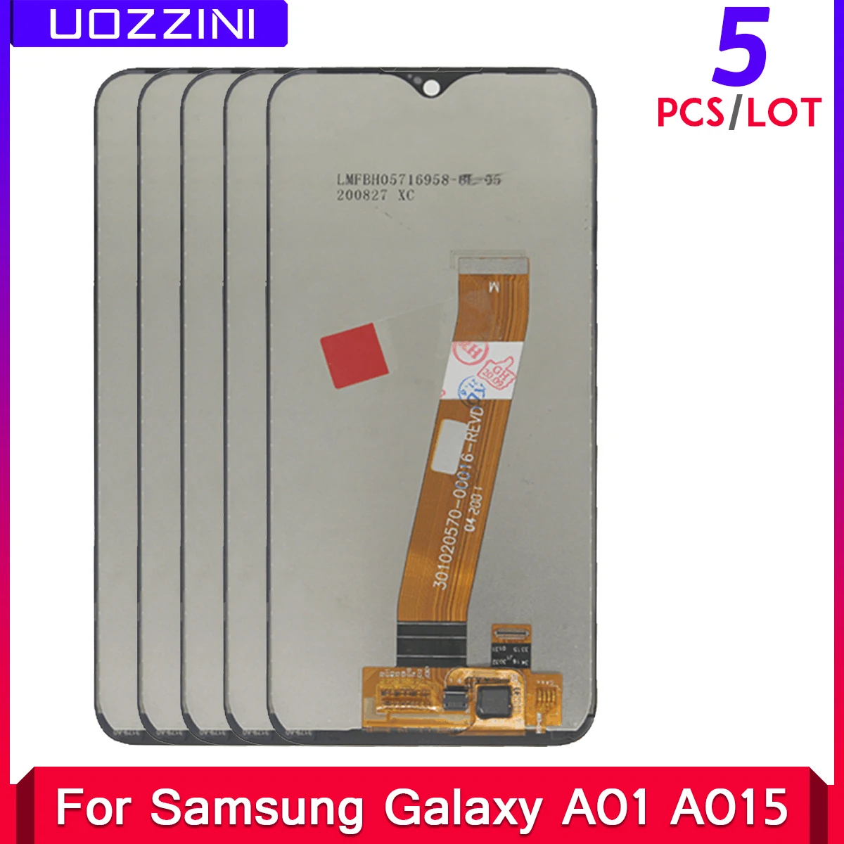 5 Pieces/5 Pcs LCD For Samsung Galaxy A01 2020 A015 A015F LCD Display Touch Screen Replacement ...