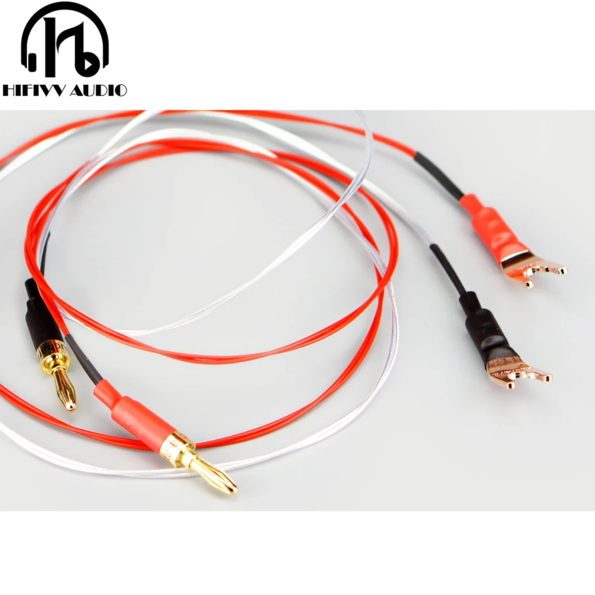 Audio-system-jump-Cable-For-speaker-Jumper-wires-4N-Pure-copper-silver ...