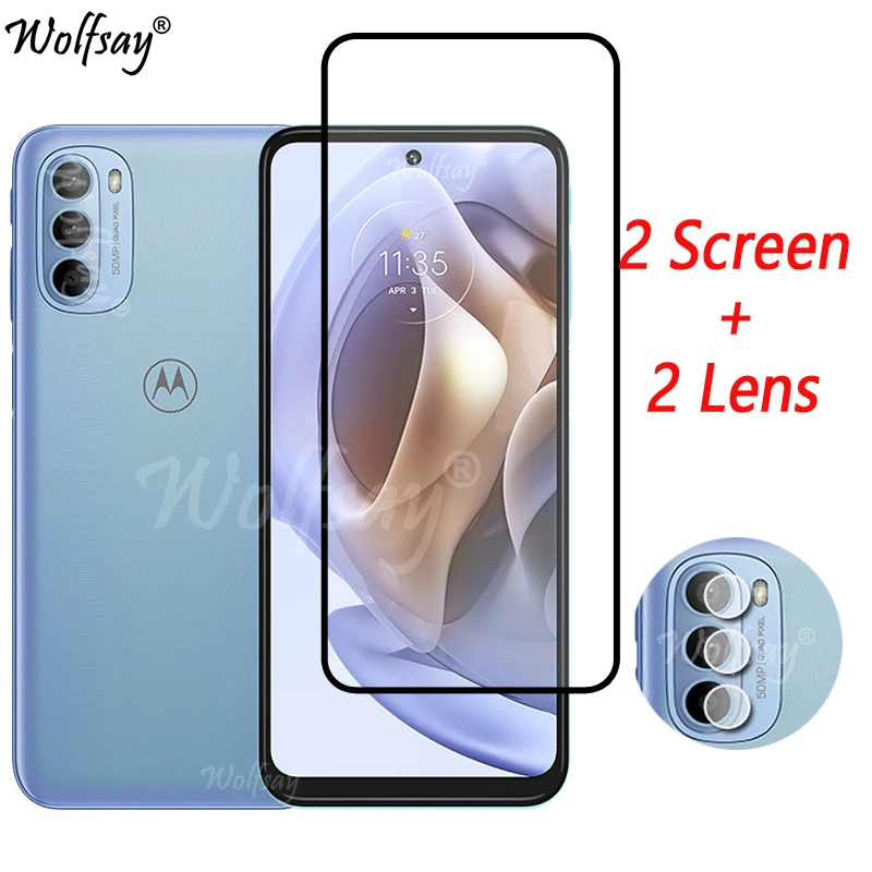 Tempered Glass For Motorola Moto G31 Screen Protector Moto G31 G41 G71 ...