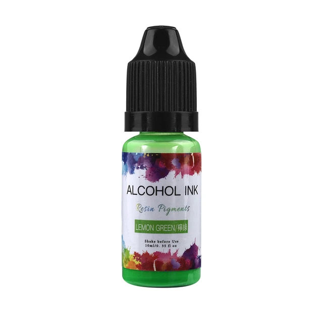 10ml 3D Metallic Resin Pigment Alcohol Ink Diffusion Liquid Resin ...