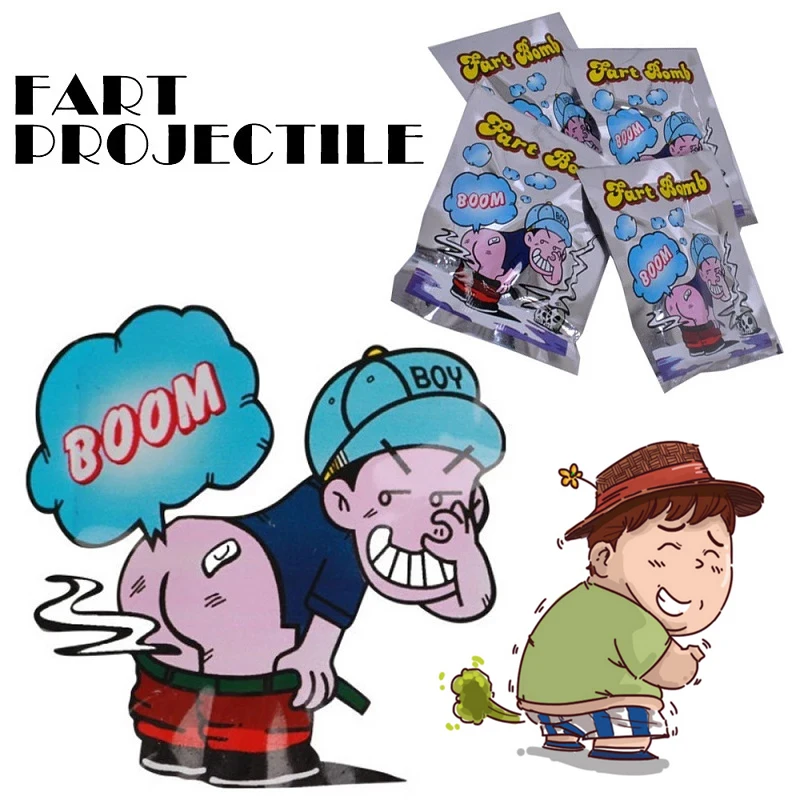 10pcs Funny Fart Bomb Bags Stink Bomb Smelly Funny Gags Practical Jokes ...