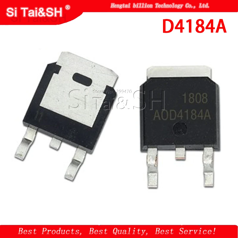 10pcs Aod4184a To-252 D4184a To252 Aod4184 D4184 40v/50a - Integrated ...