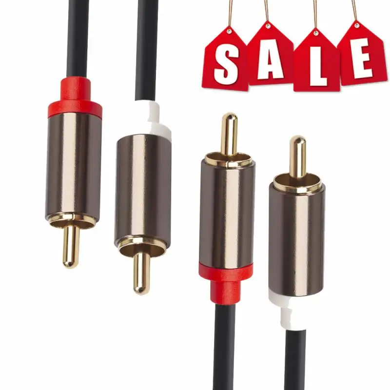 RCA-Cable-2RCA-To-2-RCA-Male-To-Male-Audio-Cable-Gold-Plated-RCA-Audio ...