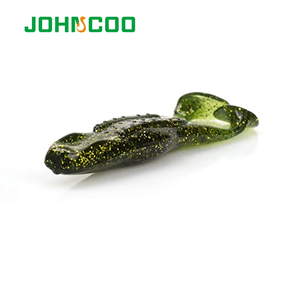 JOHNCOO Frog Fishing Lure 15g 12g Soft Silicone Bait Plastic Frog Lures ...