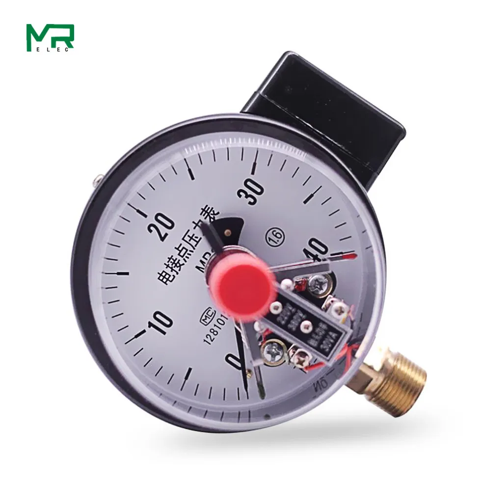 Yxc-100 magnetic assistant electric contact pressure gauge 0-40 1.6Mpa ...
