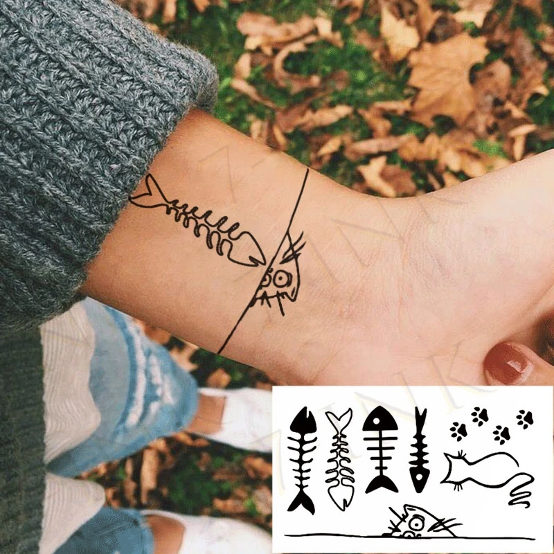 Simple Wrist Henna Tattoos Anchor