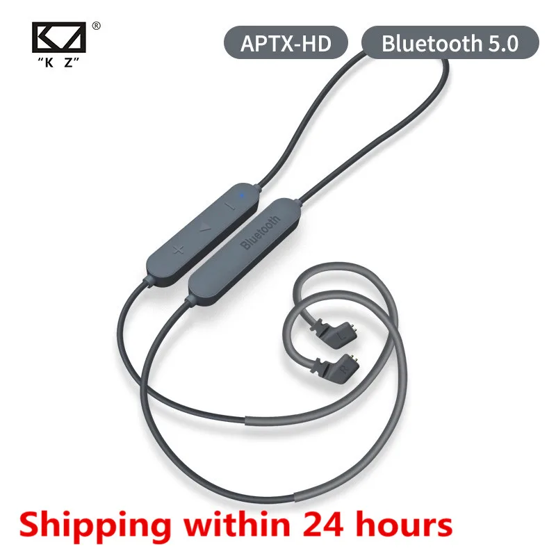 KZ Bluetooth 5.0 Earphone Aptx HD QCC3034 Module headset Upgrade Cable Applies Headphone KZ AS10 ...