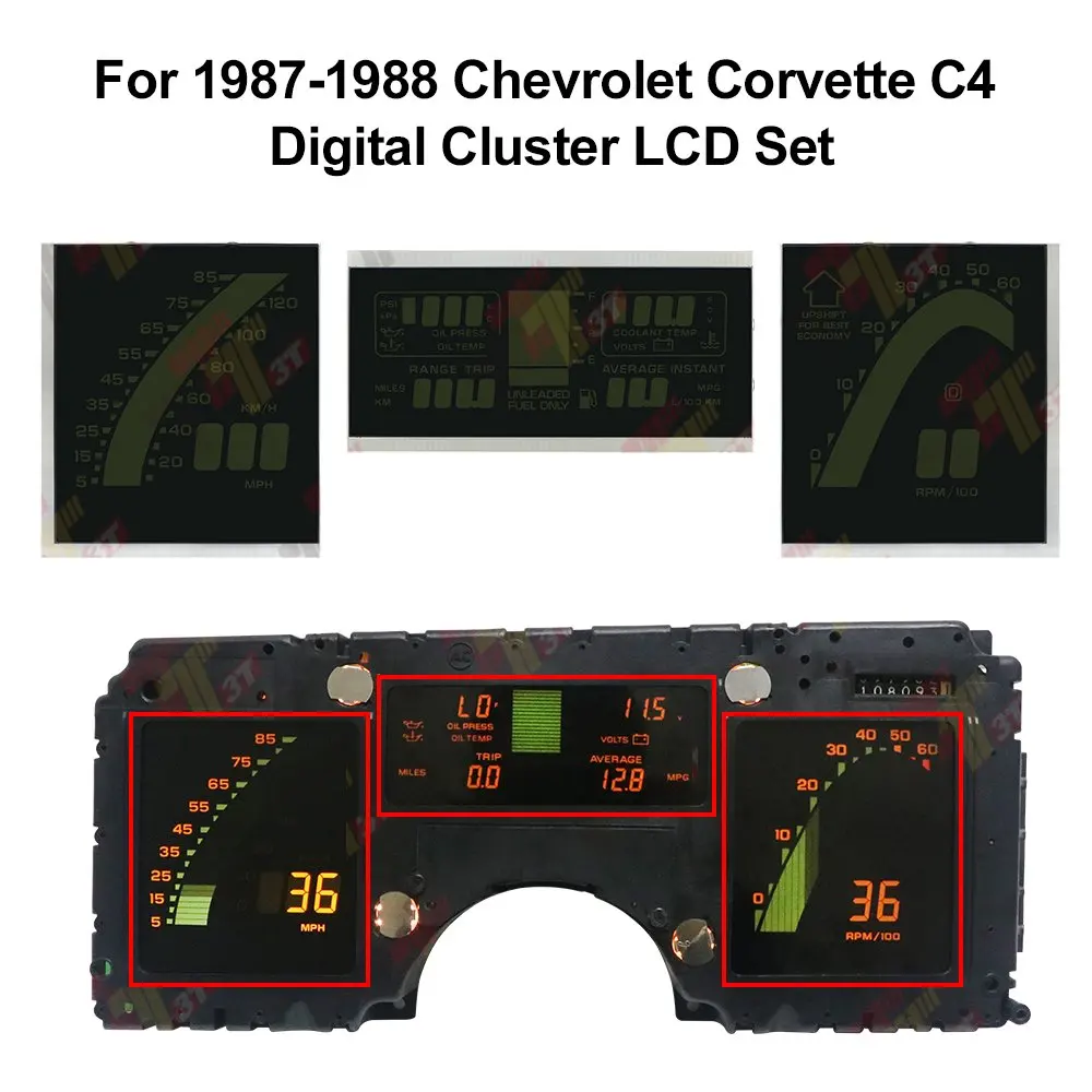 Pantalla-LCD-para-Chevrolet-Corvette-C4-conjunto-de-cl-ster-de ...