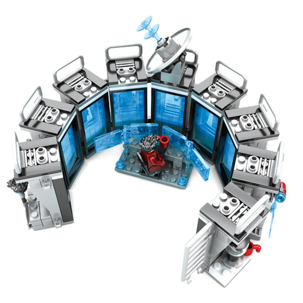 Super Heroes Iron Man Underground Laboratory Base Mark Armor Marvel ...