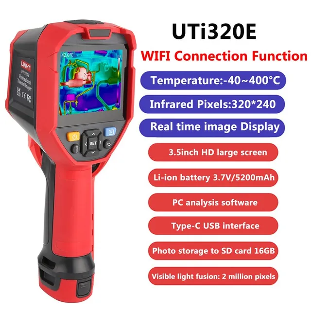 UNI-T Infrared Thermal Imager Industrial Thermal Camera PCB Circuit ...