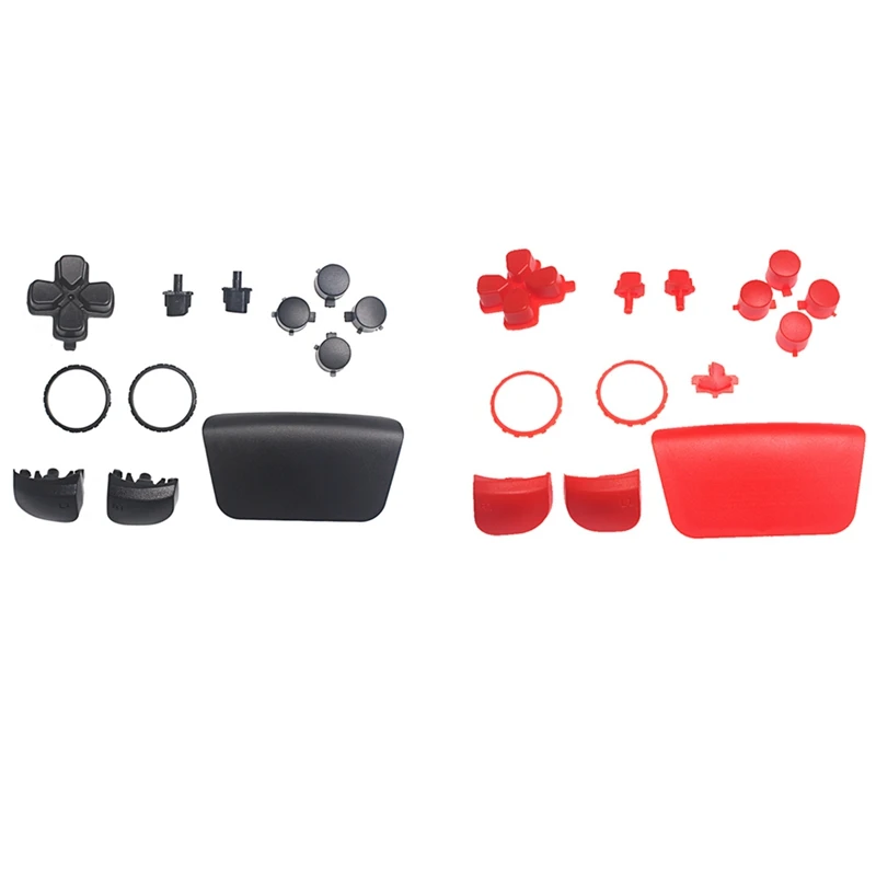 2 Set Controller Button Joystick Key Replacement Shell Case Cover Cap ...