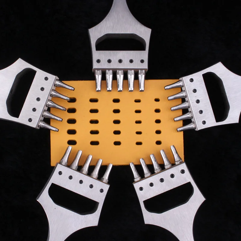 Gabarit De Découpe,Ciseau amovible à 5 dents tête de coupe oeillet ...