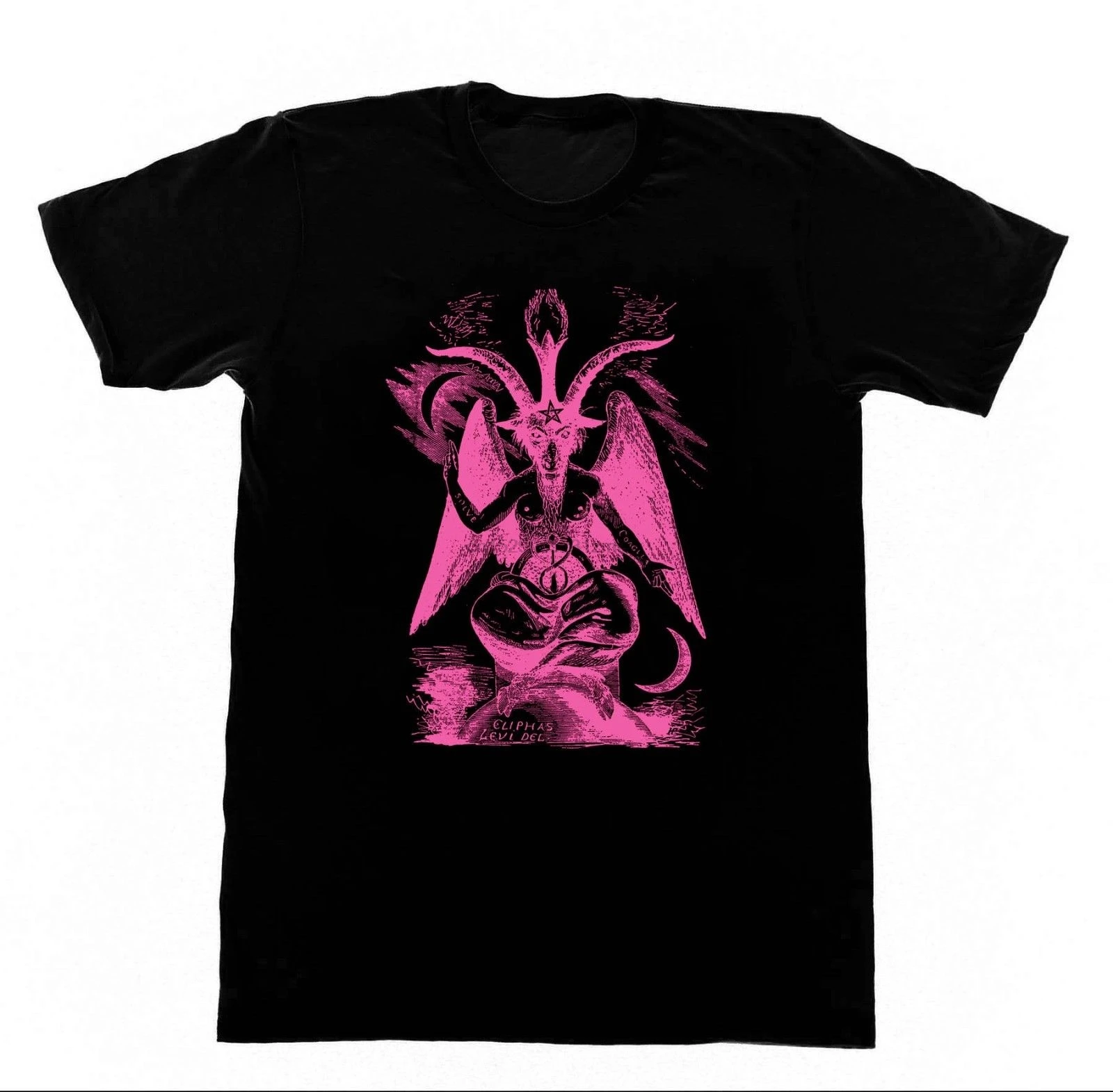 Pink Baphomet Tshirt 92 Shirt Pastel Goth Witchcraft Witch Pentagram ...