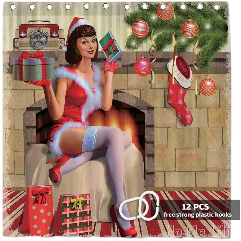 Christmas Pin Up Retro