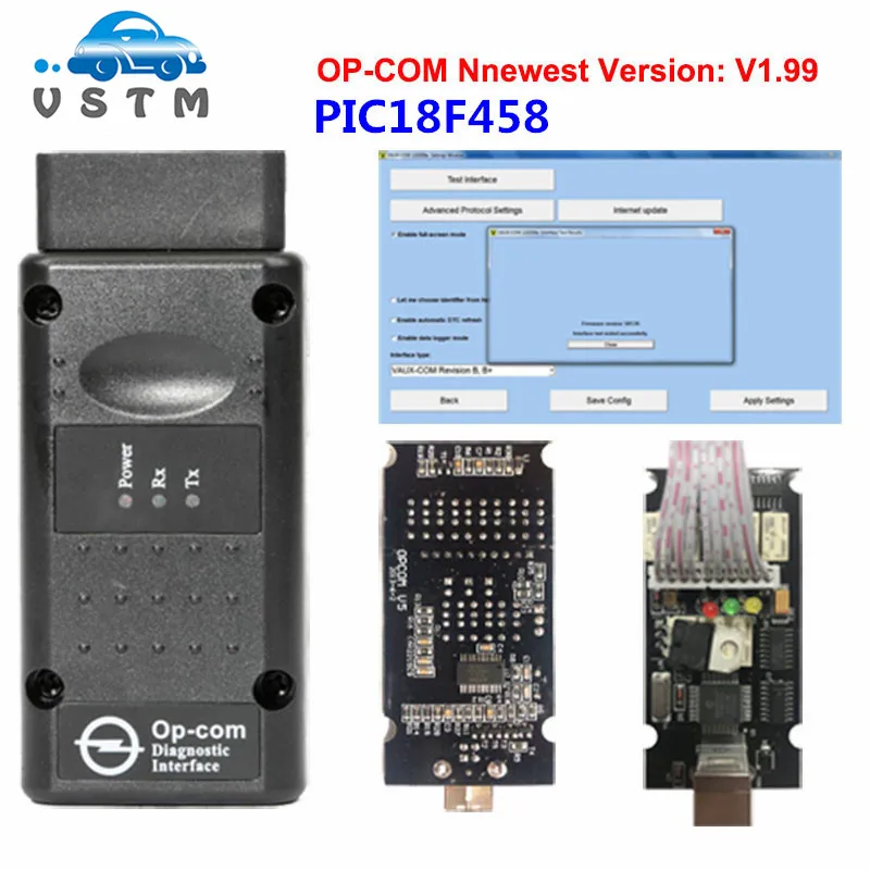 Opcom V1.99 With Pic18f458 Op Com V1.59 Fw Op-com V1.59 V1.7 Opcom V1 ...