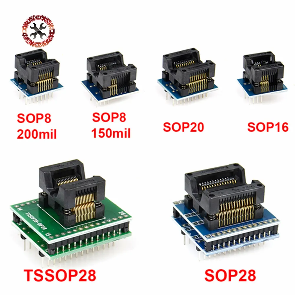 Adaptador de SOP28 DIP28 SOP20, SOP16, SOP8, 150mil, 200mil a DIP8 ...