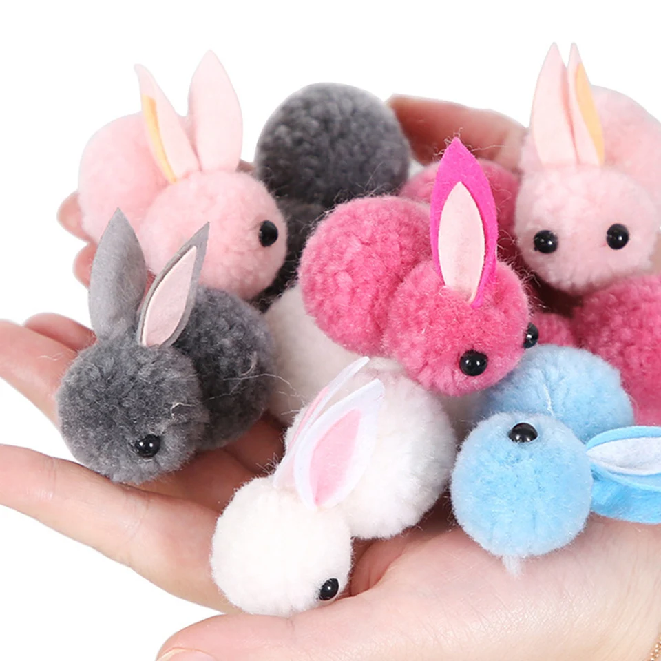 5Pcs-lot-Easter-Rabbit-Shape-Multi-Color-Rabbits-for-Easter-Party ...