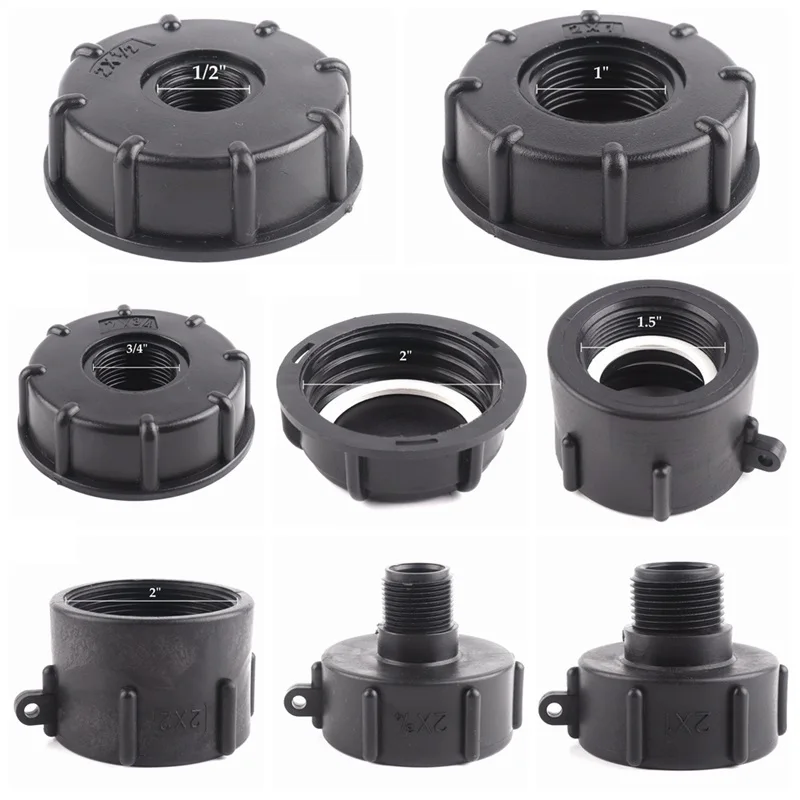 IBC Ton Barrel Connector Tank Adapter Plastic IBC Hose Adapter Fitting ...