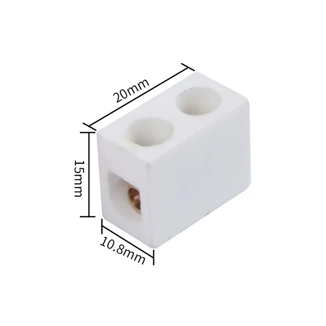 1PCS 10A-150A 1/2/3Bit High Frequency Ceramic Post Terminal Blocks 10A ...