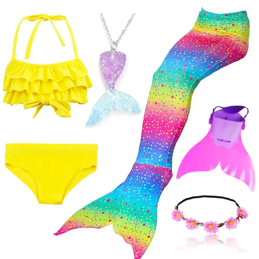 Little Mermaid Tail Costume Costume Full Set - AllCosplay.com