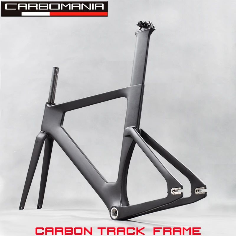 2021 Full Carbon Track Frame Bsa Single Speed Carbon Track Bike Frame 49/51/54/57cm 700c Stiff ...