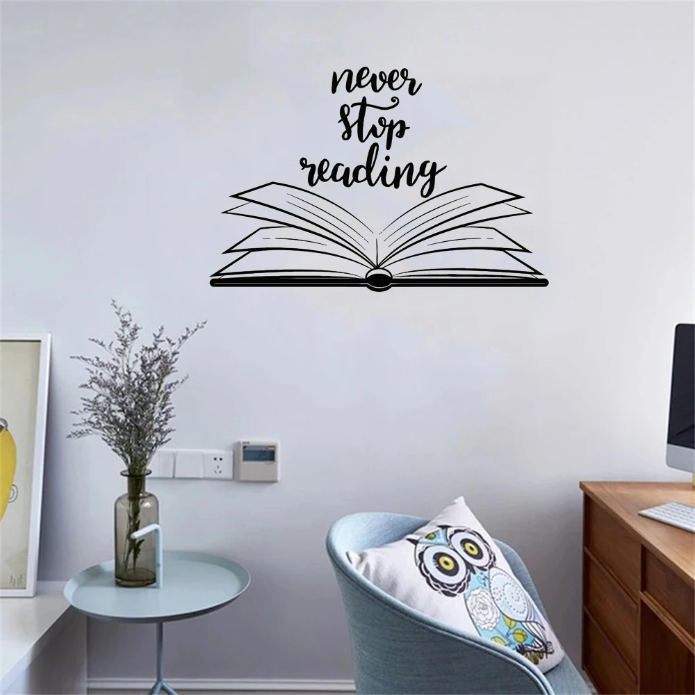 Reading Books Wallpaper Design